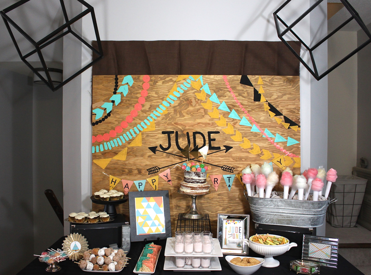 Geometric Aztec Birthday Party - Amidst the Chaos