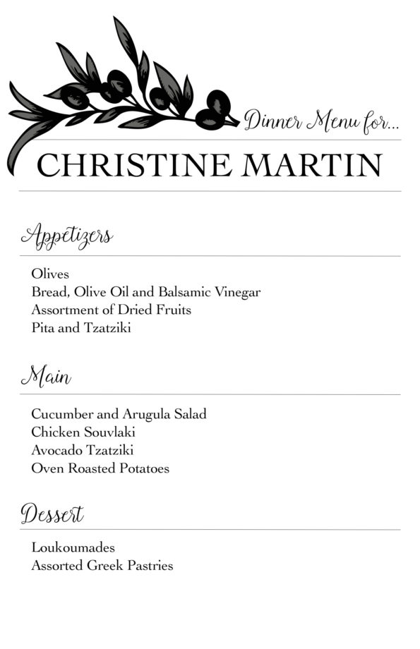 Greek Inspired Dinner Party {Part 1}