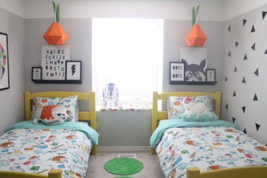 Boys Room Makeover REVEAL: One Room Challenge Week 6 - Amidst the Chaos