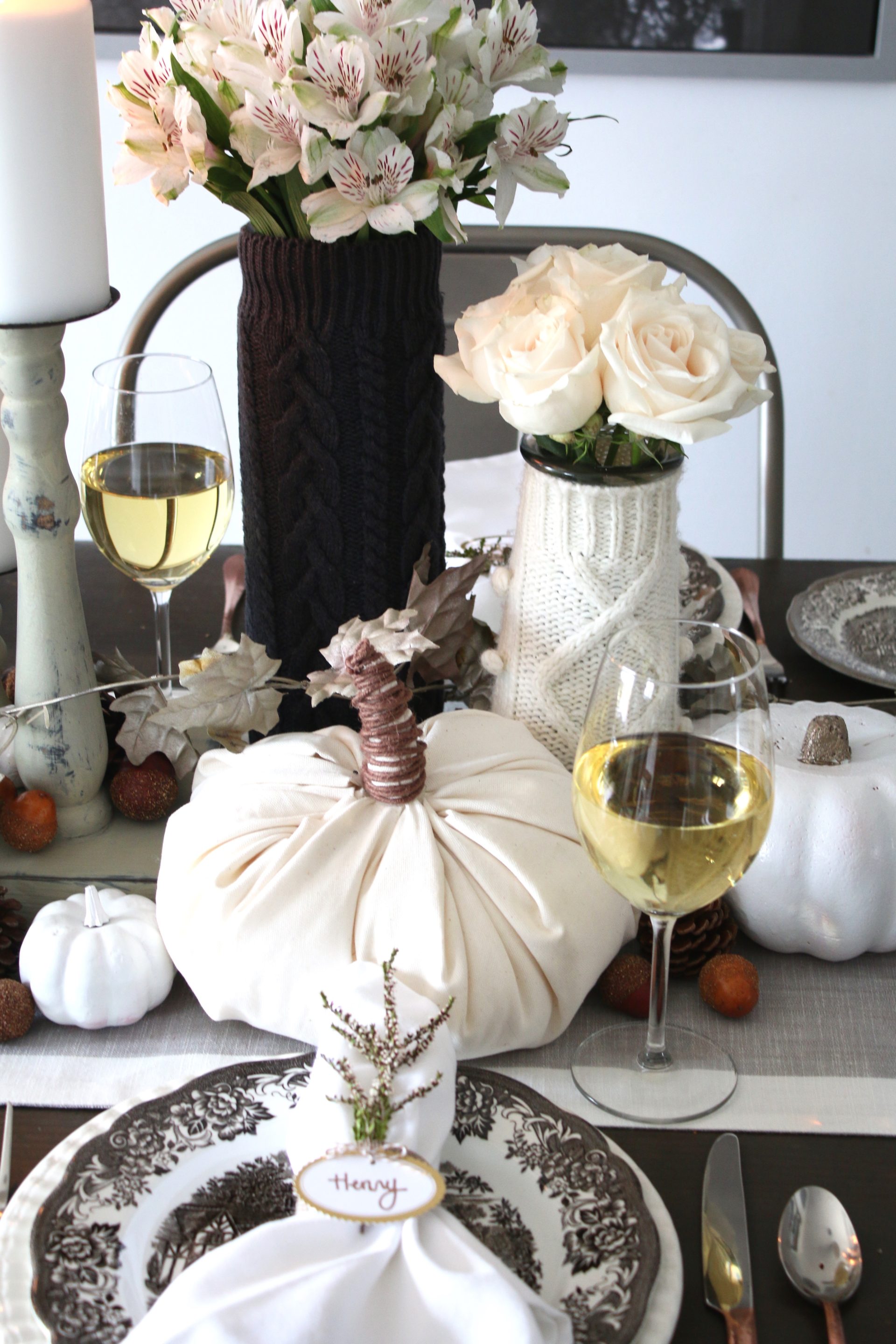 Canadian Bloggers Fall Home Tour: Kitchen + Fall Tablescape - Amidst ...