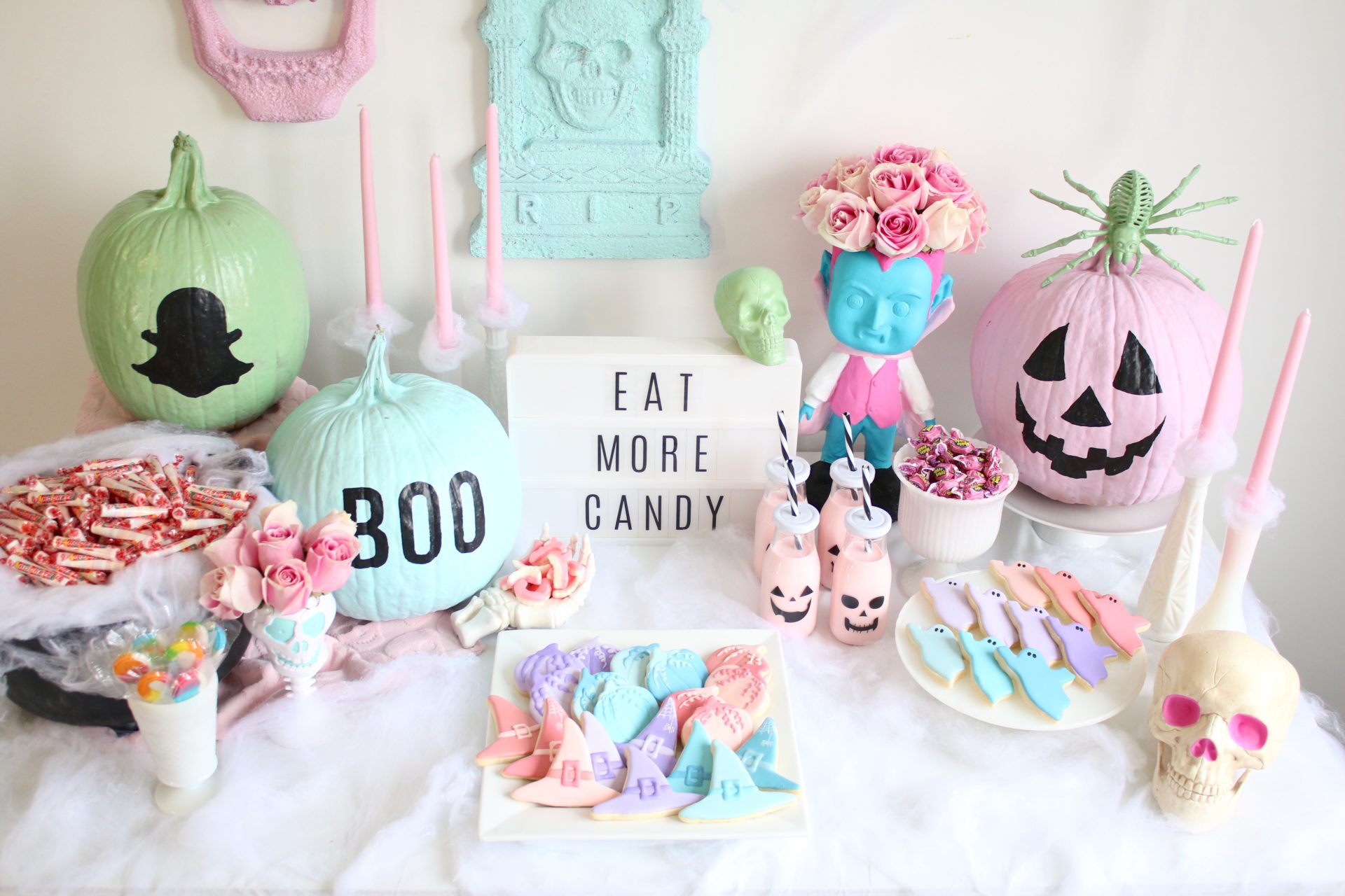 Pastel Halloween Decor - Amidst the Chaos