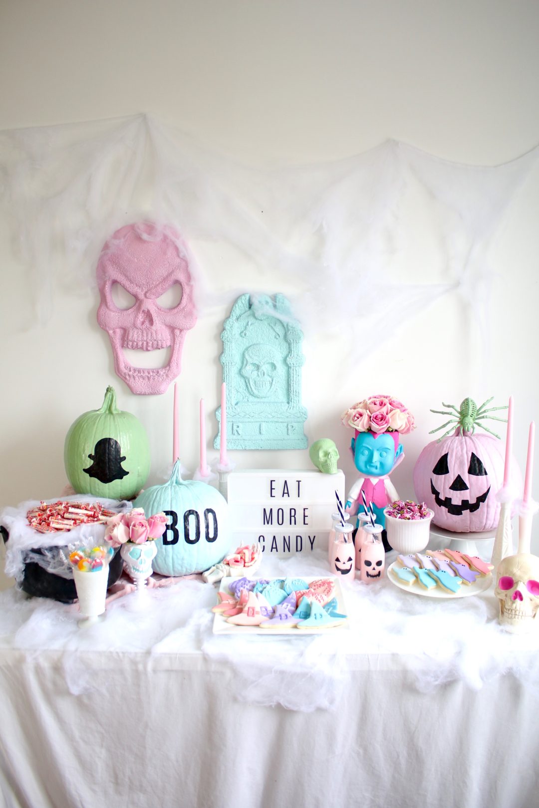 Pastel Halloween Decor - Amidst the Chaos