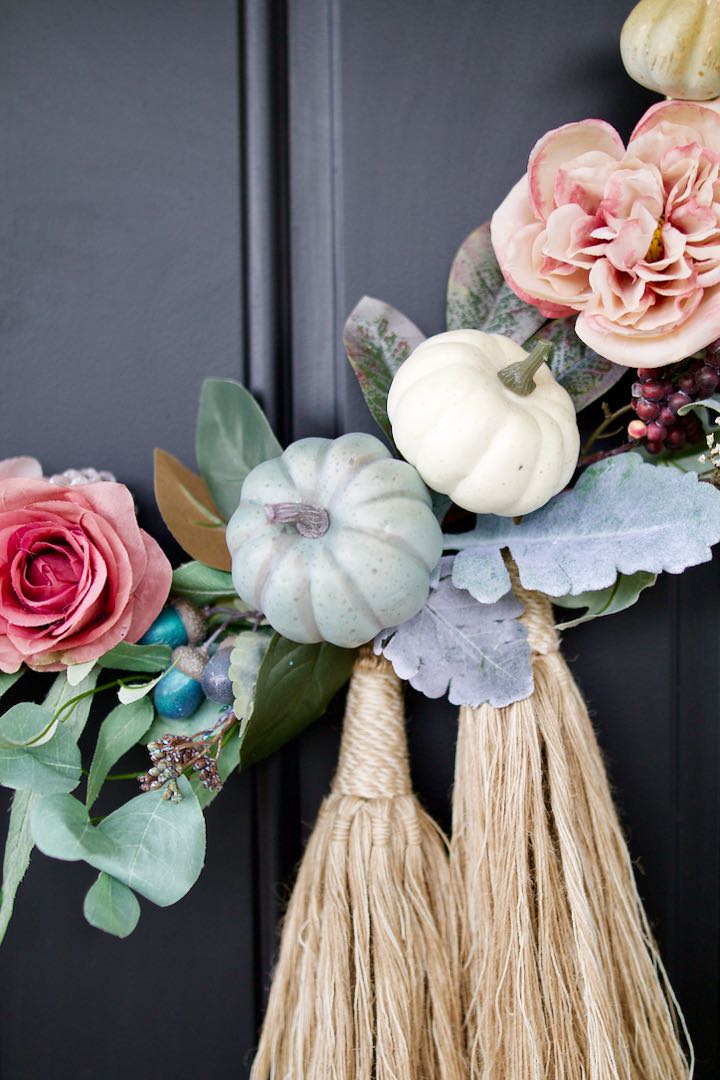 DIY Fall Hoop Wreath - Amidst the Chaos