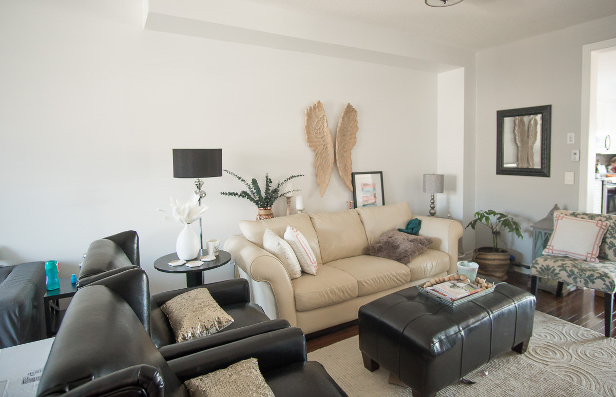 Living Room Makeover: One Room Challenge Week 2 - Amidst the Chaos