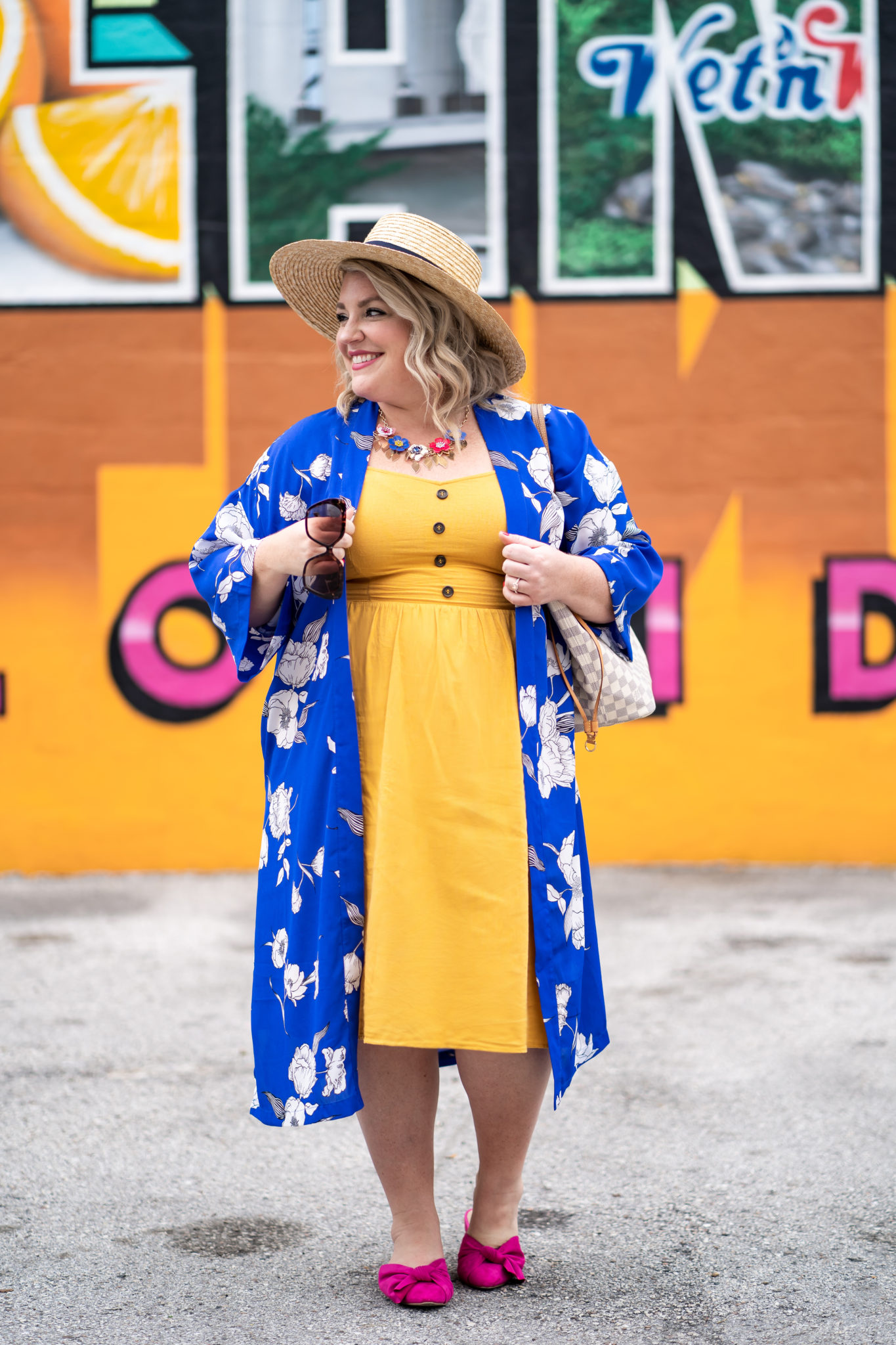 Step Into Spring: Yellow & Blue Outfit of the Day - Amidst the Chaos