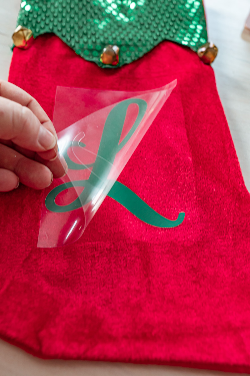 My First Cricut Creation: Monogrammed Christmas Stockings - Amidst the ...