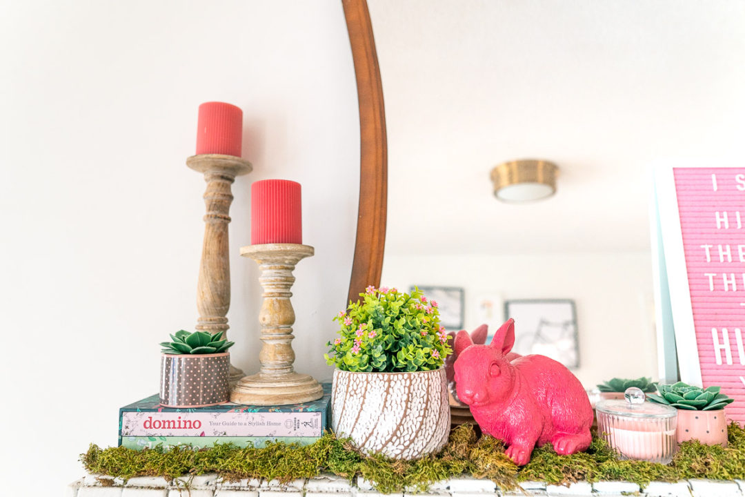 Dollar Store Spring Decor Home Tour - Amidst the Chaos
